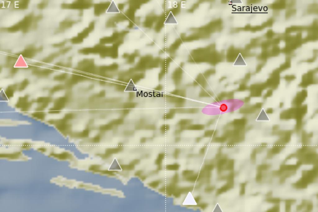 Potres magnitude 3,7 pogodio područje Nevesinja | Radiotelevizija ...